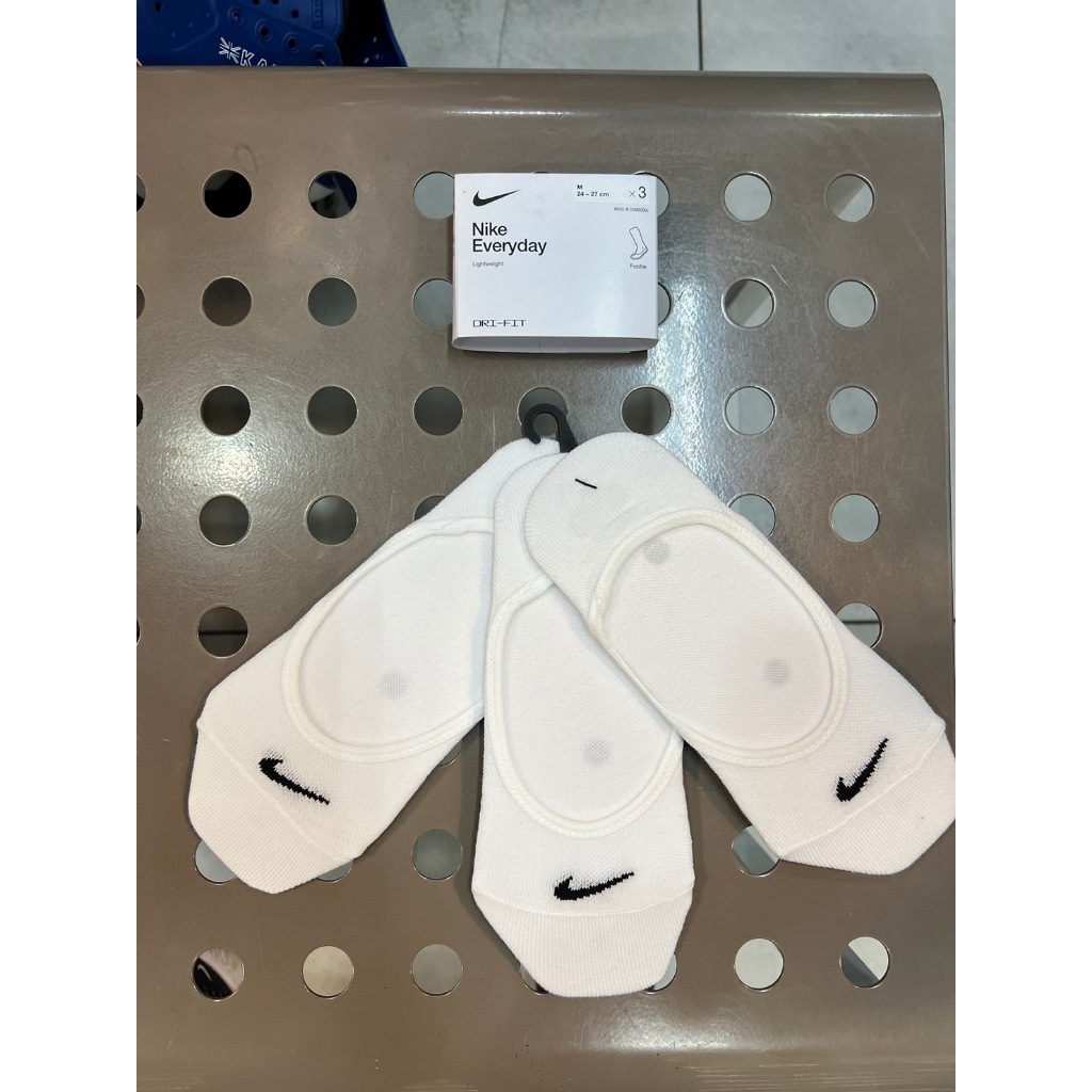 七折 NIKE Lightweight 三雙一組 隱形襪 後跟止滑 型號 SX4863-010 SX4863-101 | 蝦皮購物