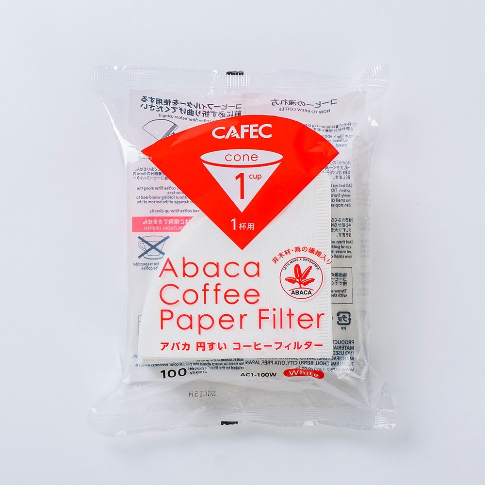 CAFEC 三洋 Abaca Abaca+ 麻纖維 Hario V60 對應 1-4人份 100入 手沖 咖啡 錐形濾紙 | 蝦皮購物