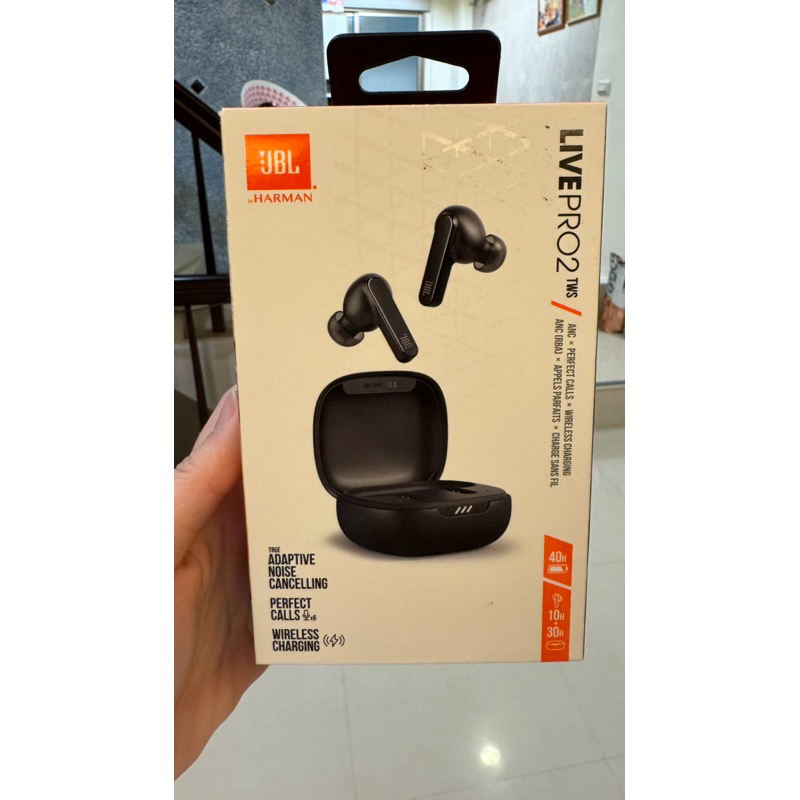 全新未使用JBL live pro2 真無線降噪耳機（黑色） | 蝦皮購物