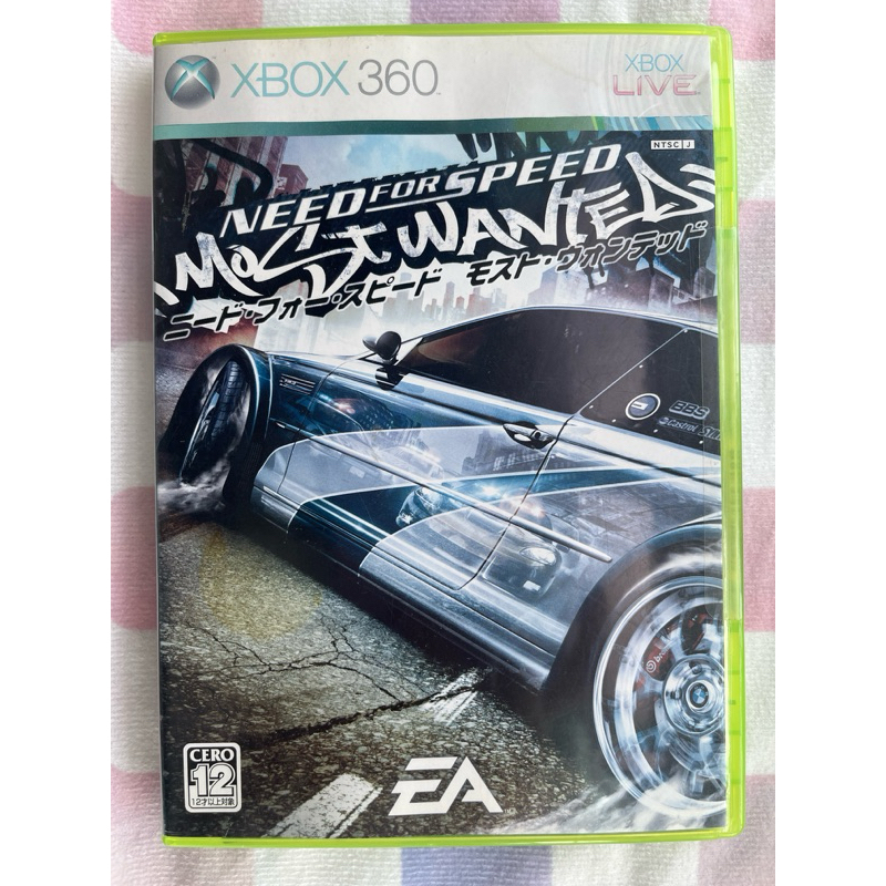 XBOX 360 極速快感 全民公敵 日文版 NFS Most Wanted XBOX360 | 蝦皮購物