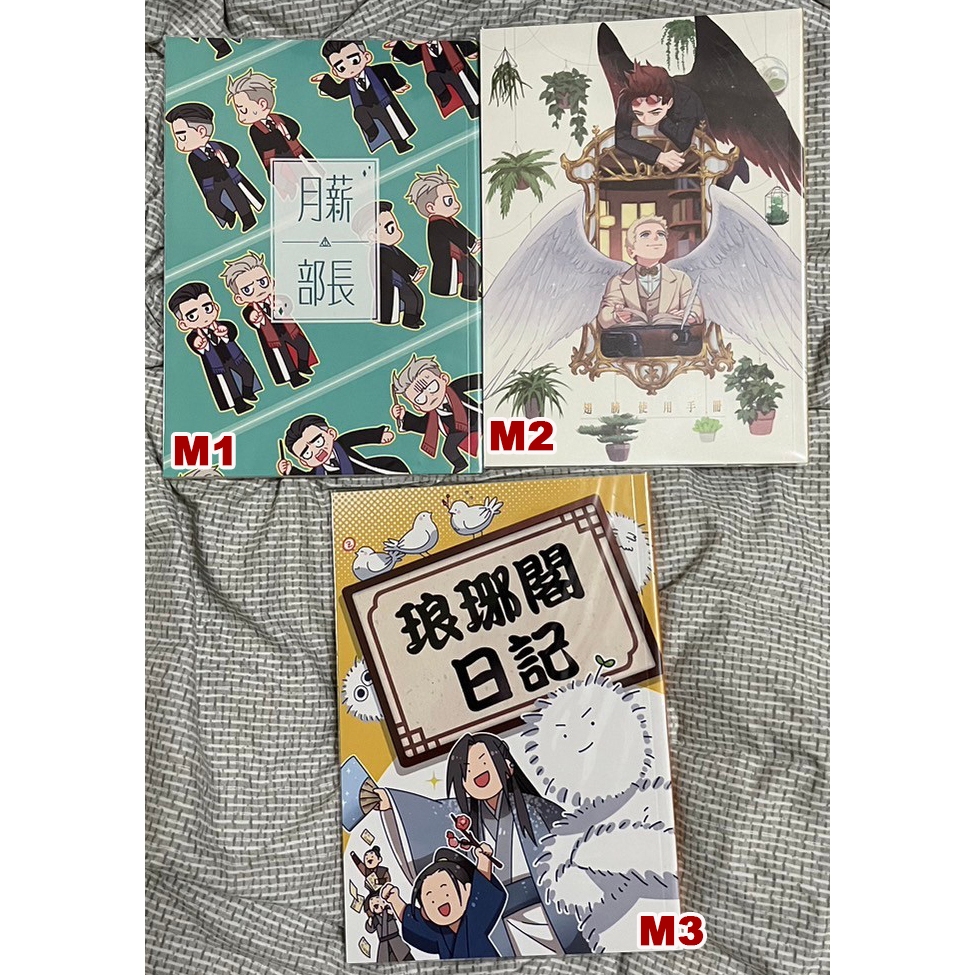 M區 澈 瑯琊榜 快樂天堂島 好預兆 復仇者聯盟 哈利波特 白可可 BL同人本 CWT | 蝦皮購物