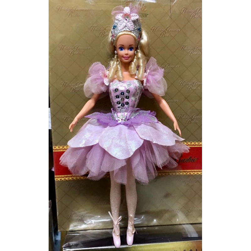 現貨 1992 NUTCRACKER Barbie 芭比娃娃旋轉音樂盒 | 蝦皮購物