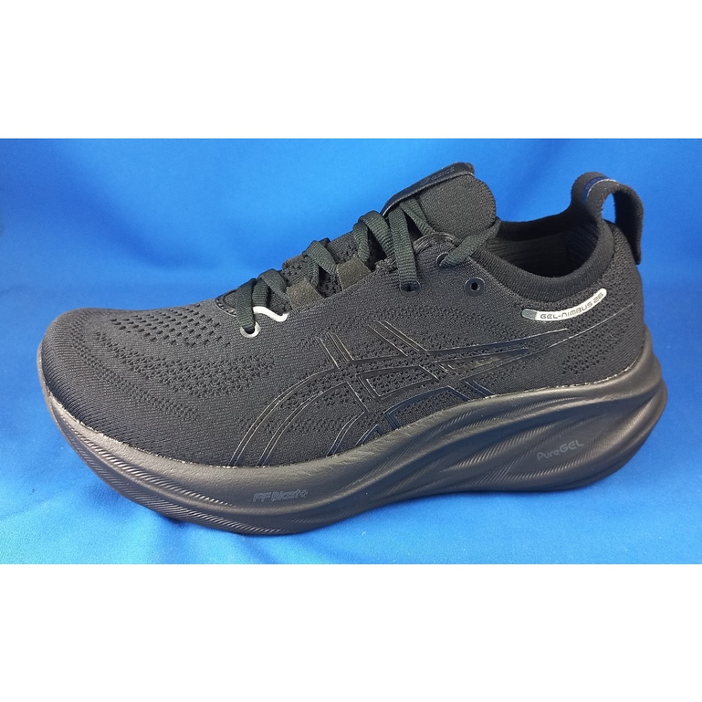 快速出貨 亞瑟士 ASICS 女頂級全黑色慢跑鞋 GEL-NIMBUS 26 型號 1012B602-002 [91] | 蝦皮購物