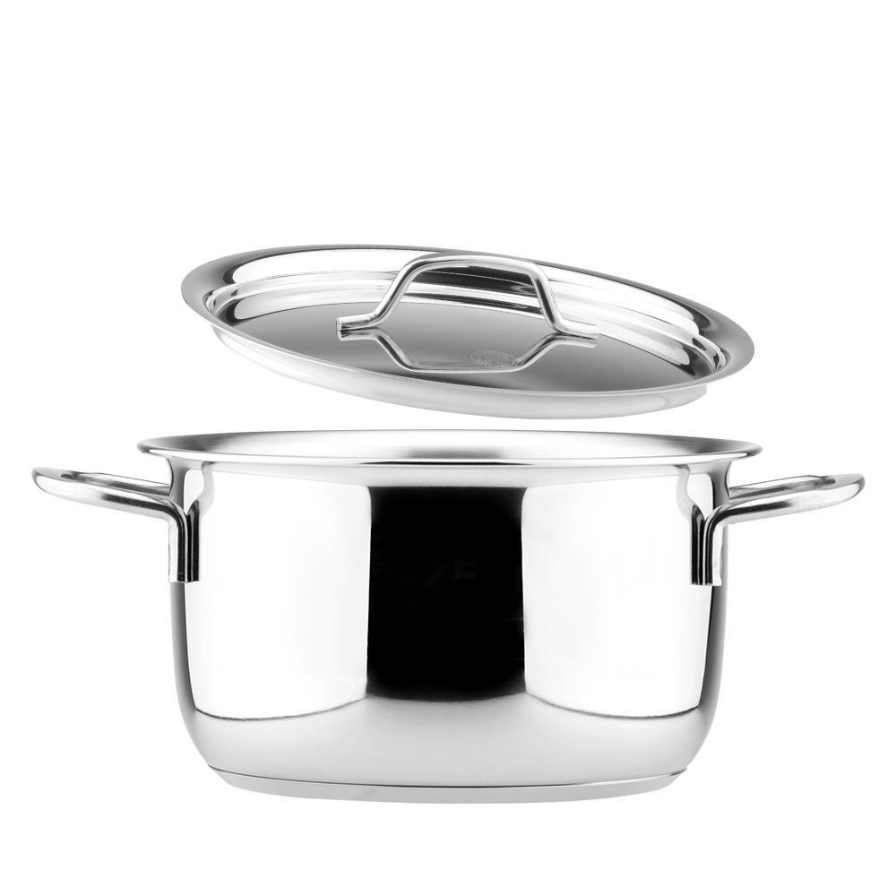 【ZEBRA斑馬牌】三層底湯鍋 20CM 3.5L【304不銹鋼 IH電磁爐可用】【全新福利品-僅包裝破損】 | 蝦皮購物