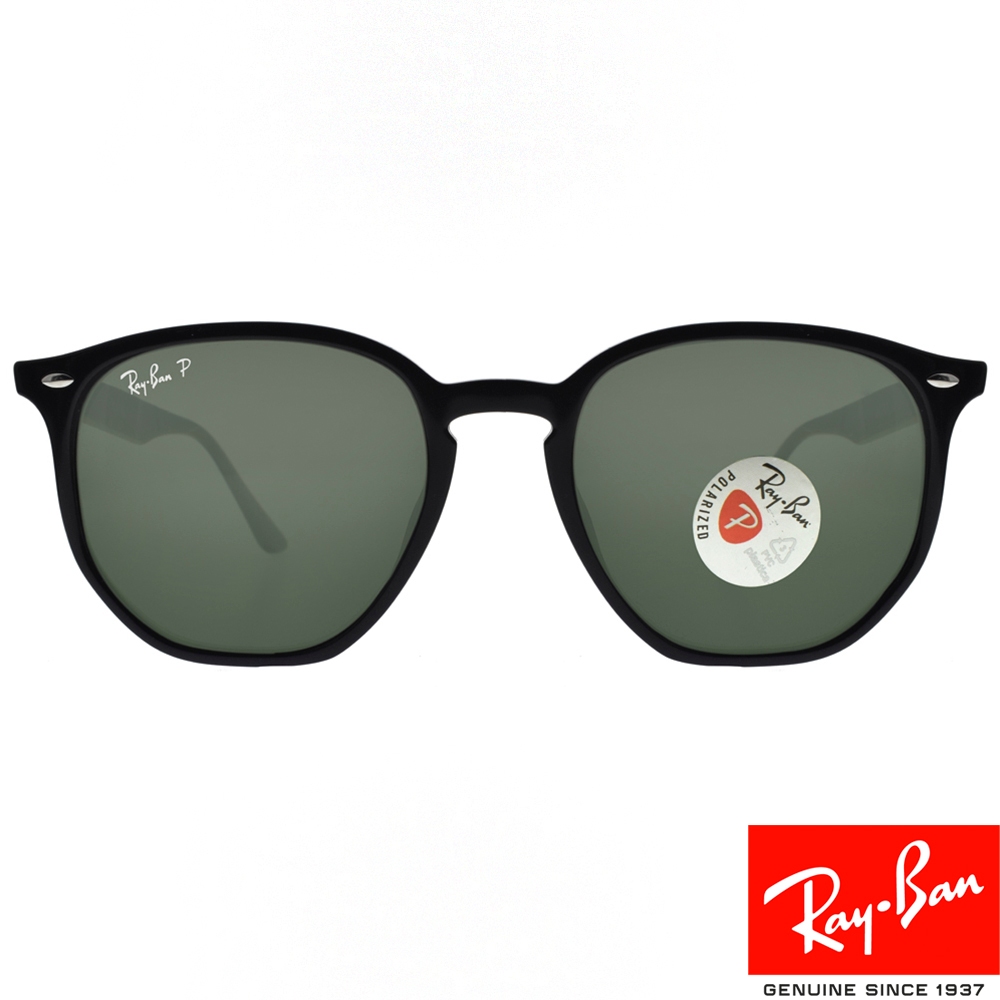 RayBan雷朋 偏光太陽眼鏡 RB4306F 6019A-54mm 六角形膠框 - 金橘眼鏡 | 蝦皮購物