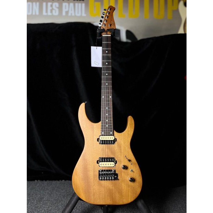 【名人樂器明誠店】平價嚴選 Auriga AM-240 烤楓木琴柄 高質感電吉他 NS原木 PKM霧面粉 | 蝦皮購物