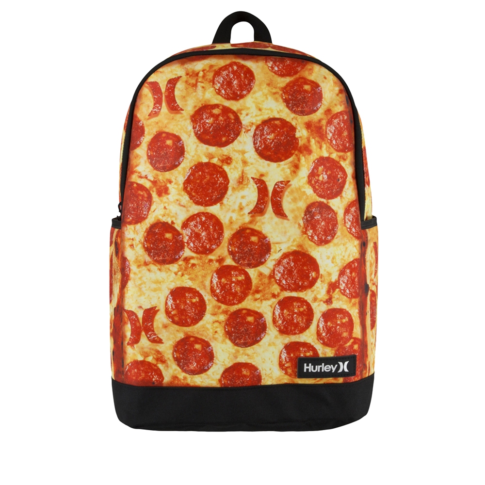 HURLEY｜配件 MEN'S ONE AND ONLY GRAPHIC BACKPACK, PIZZA 雙肩包 | 蝦皮購物