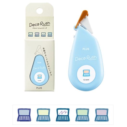[現貨]PLUS Deco Rush 手帳 花邊帶 - 電腦/筆電 51886 DC-060-11 可擦拭 裝飾貼 造型 | 蝦皮購物