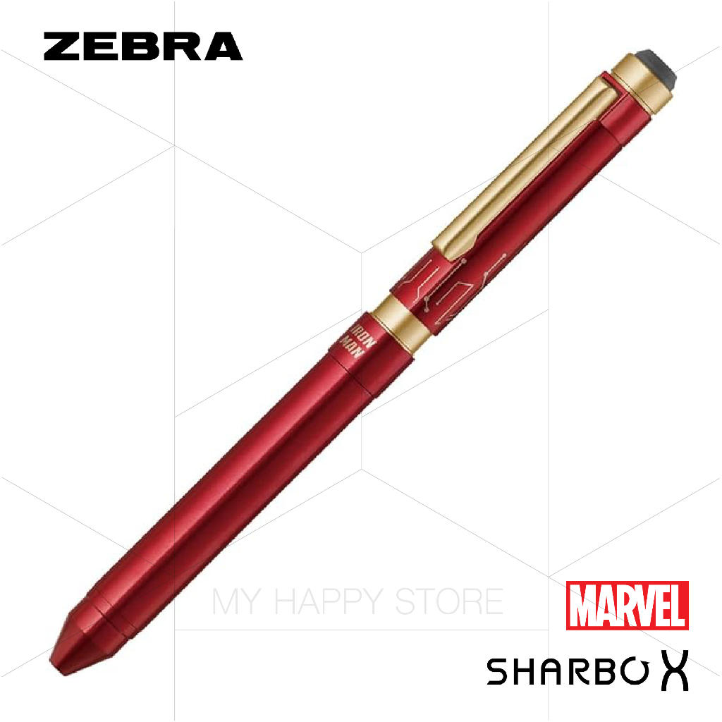 〔MHS〕ZEBRA SHARBO X MARVEL 漫威限定版 鋼鐵人 蜘蛛人 猛毒 ST3 旋轉多功能筆 SB14 | 蝦皮購物