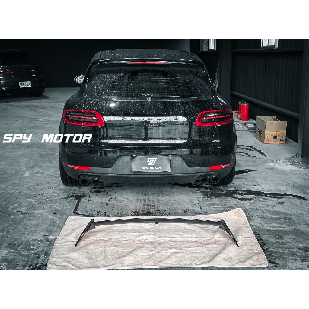 【SPY MOTOR】保時捷 Porsche Macan 碳纖維頂翼 | 蝦皮購物