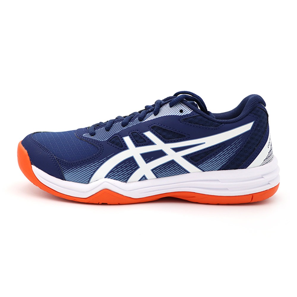 Asics Court Slide 3 藍橘 皮革 運動 網球鞋 男款 B4950【新竹皇家1041A335-401】 | 蝦皮購物