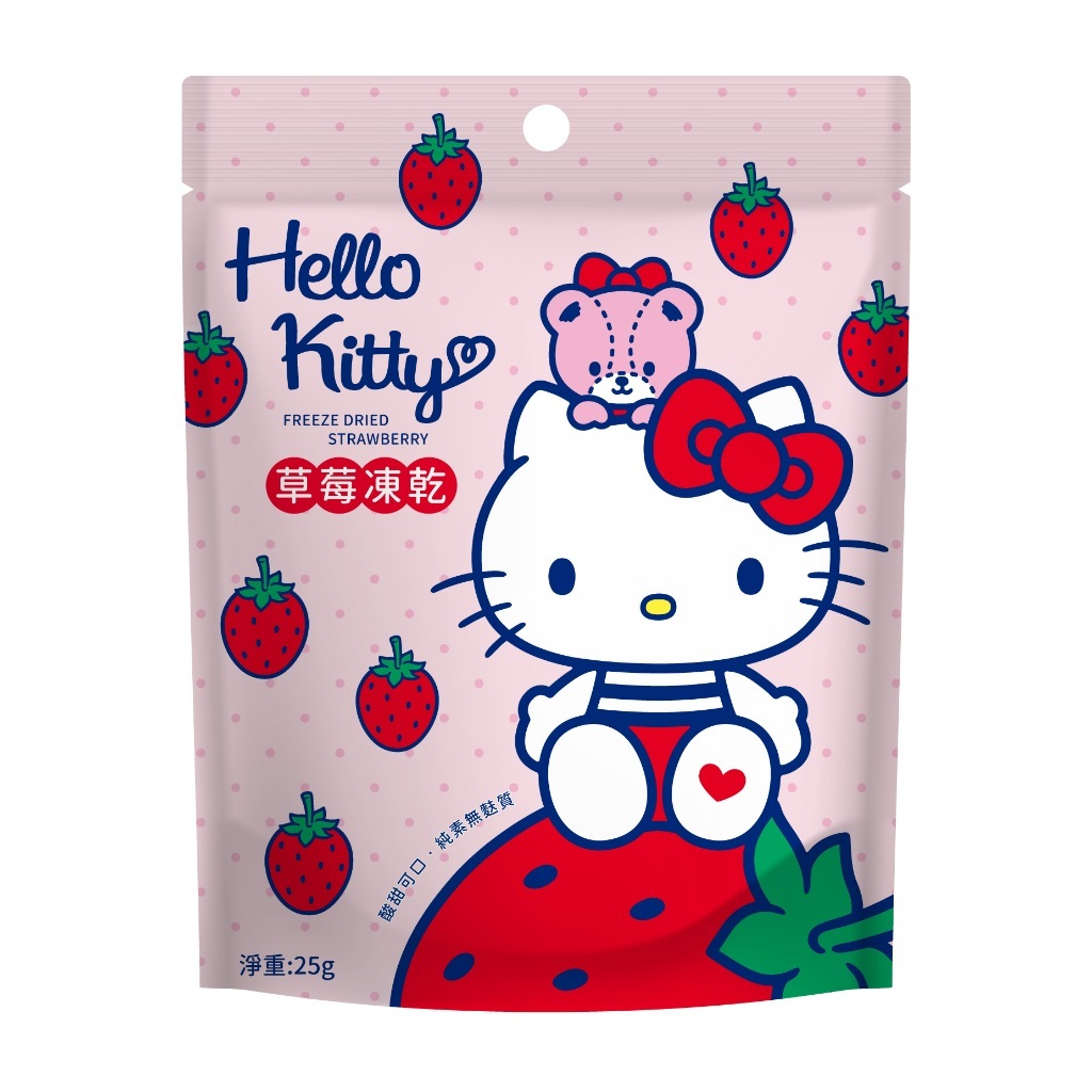 Hello Kitty 草莓凍乾 25g/20250131 | 蝦皮購物