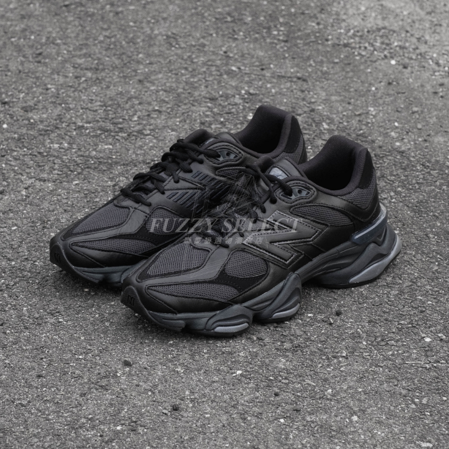 【逢甲FUZZY】New Balance 9060 復古 老爹鞋 增高 厚底 皮革 全黑 U9060NRI | 蝦皮購物