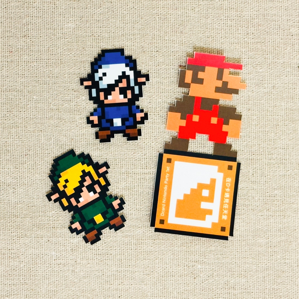 【任天堂周邊】Dcard Wave Fest 任天堂樂園 小貼紙 | 蝦皮購物