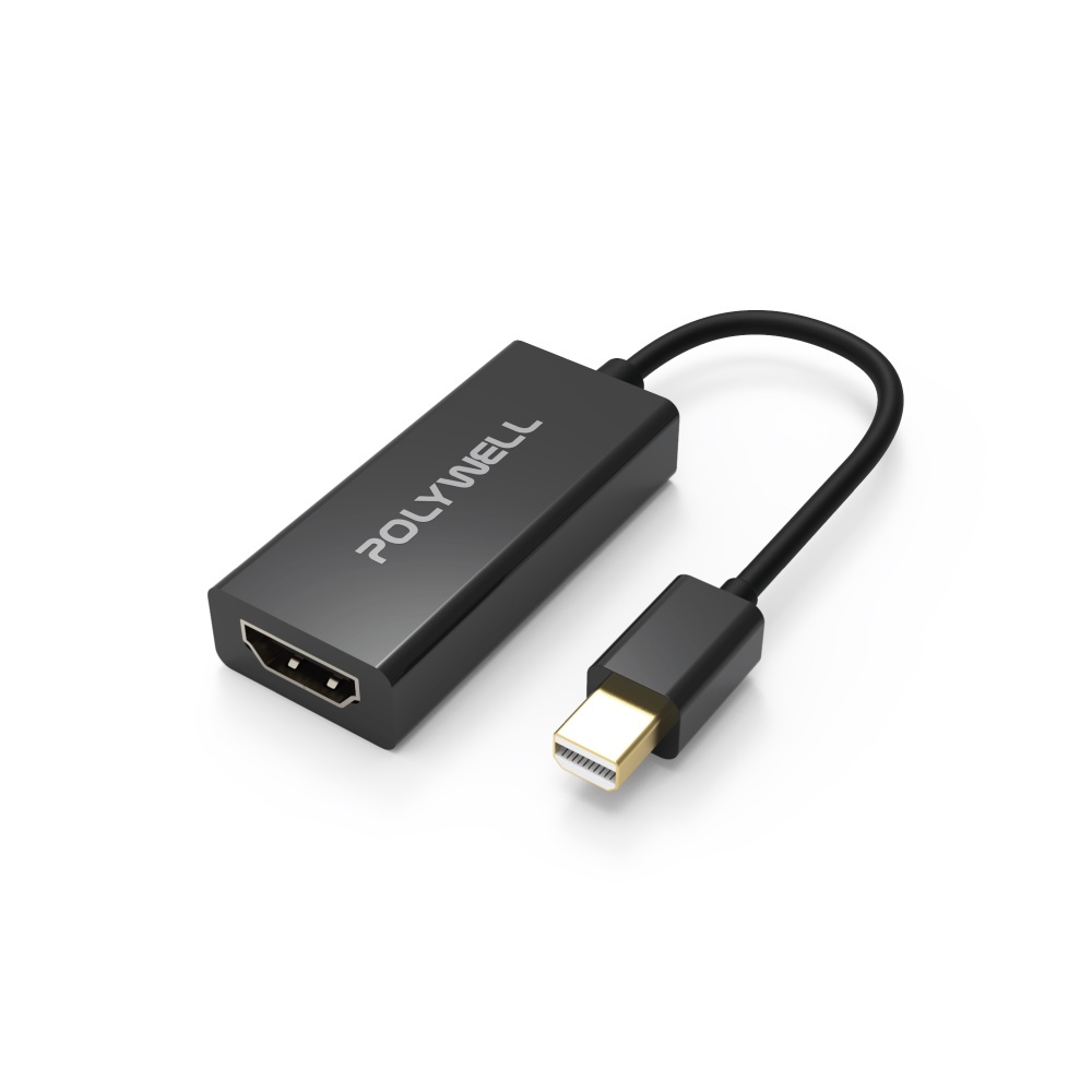 POLYWELL MINI DP TO HDMI 1080P 訊號轉換器 FHD 轉接線 視聽線材 轉換器 | 蝦皮購物