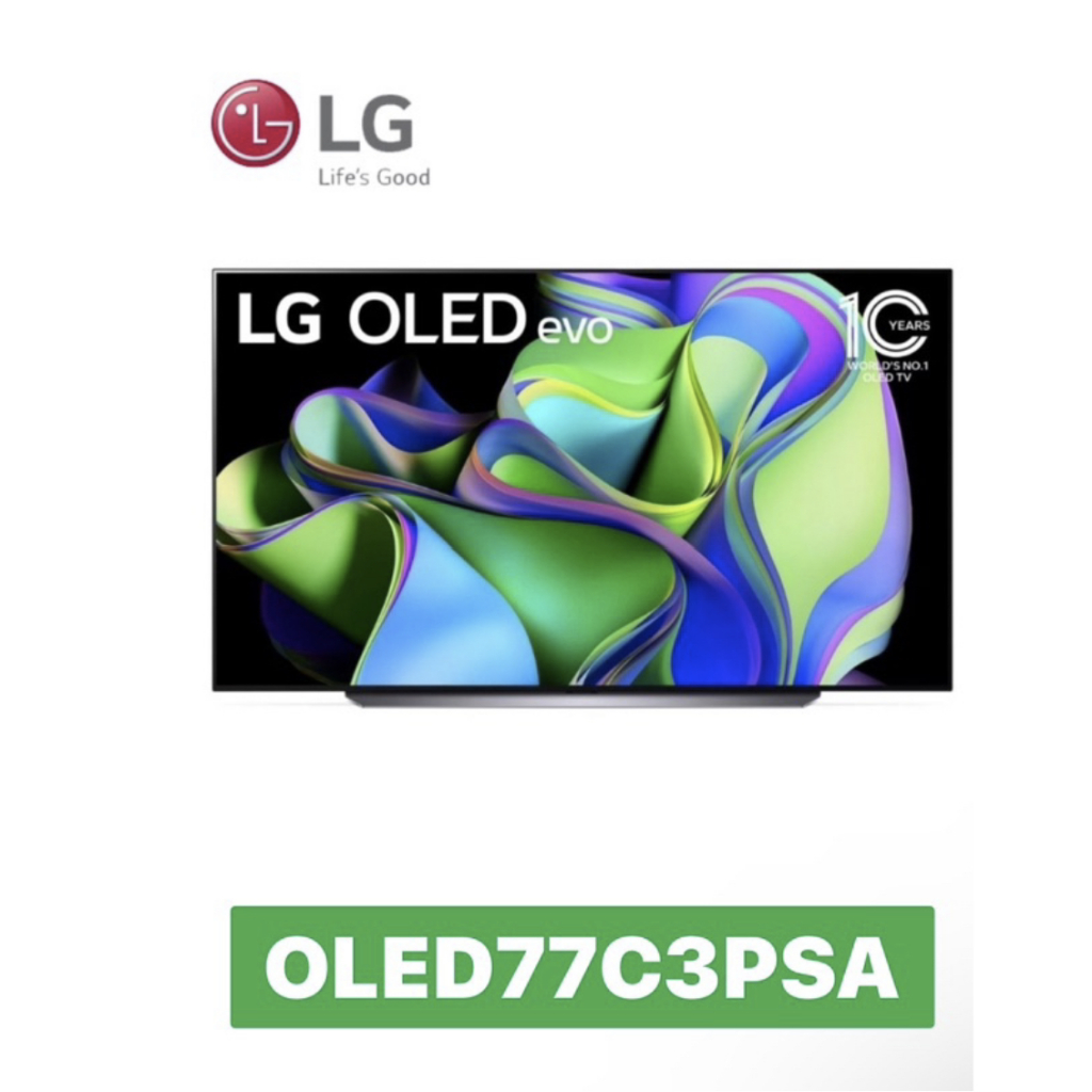 小蘋果家電【LG 樂金】77吋 OLED evo C3極緻系列 4K 77C3 智慧電視 / OLED77C3PSA | 蝦皮購物