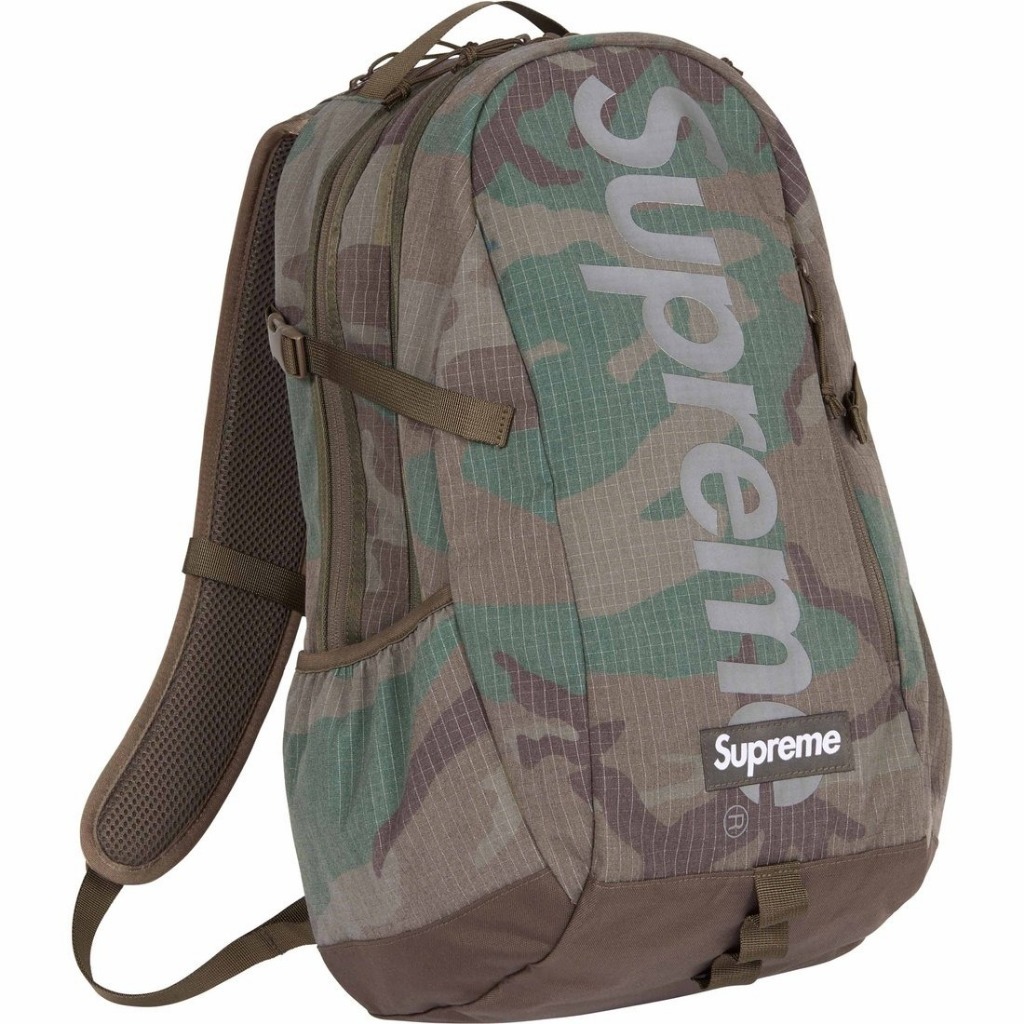 GOSPEL【SUPREME SS24 BACKPACK WOODLAND CAMO】SS24B10-WO | 蝦皮購物