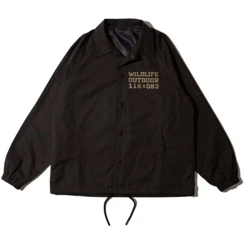 【MJ Fresh x KID ®】【二手L】 教練外套 黑 | 蝦皮購物