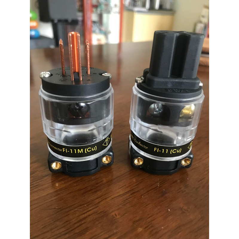 FURUTECH古河FI-11M(Cu)/FI-11(Cu)電源公母頭 一對 | 蝦皮購物
