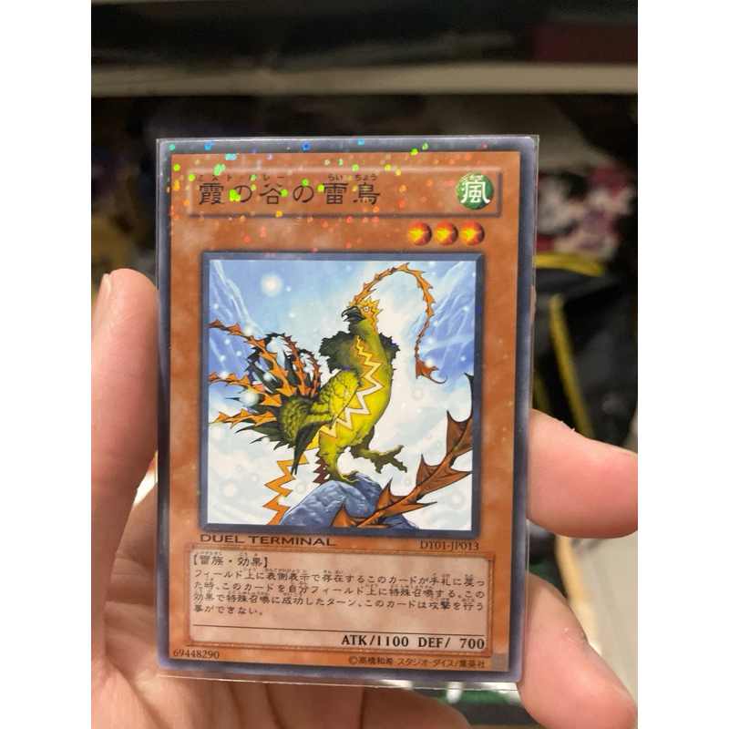 遊戲王 DT01-JP013 霞之谷的雷鳥 點鑽 | 蝦皮購物