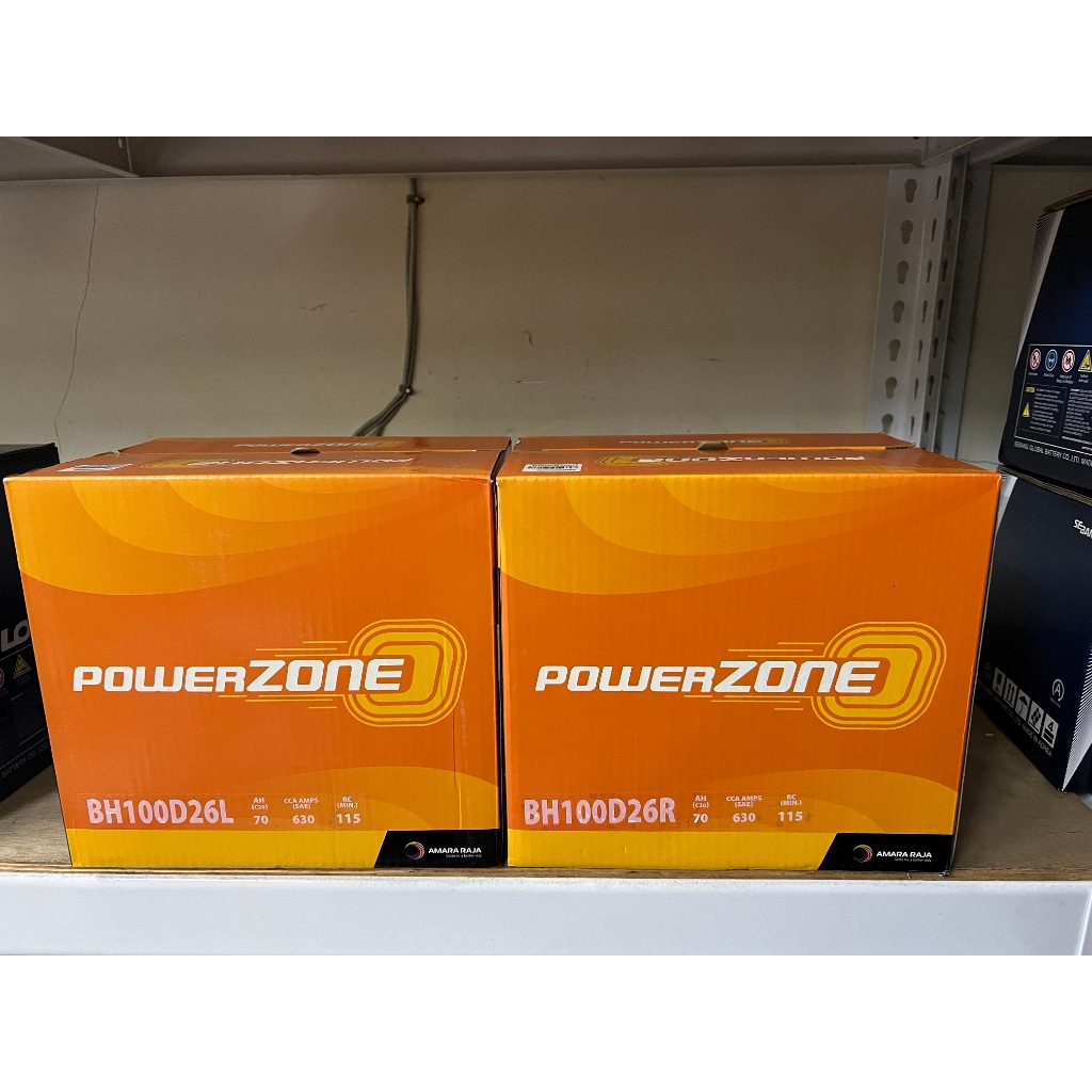 2024年全新到貨【全電行】POWERZONE 橘馬龍 汽車電池 100D26L 100D26R 保固一年 | 蝦皮購物