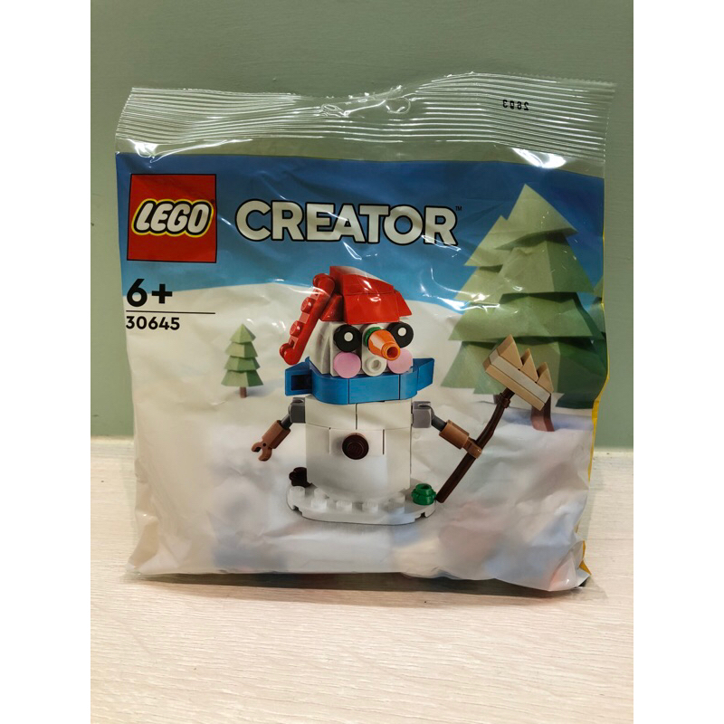 全新 樂高 LEGO 30645 雪人 Snowman 袋裝 | 蝦皮購物