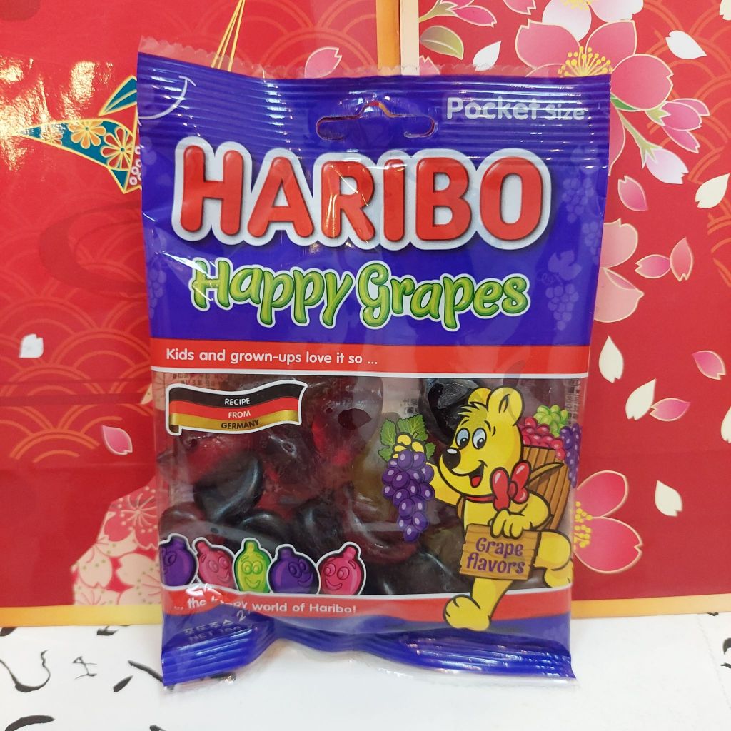 德國 Haribo 哈瑞寶 Q軟糖 100g/包 Q軟糖 葡萄風味 Q軟糖 可樂風味 Q軟糖200g 小熊軟糖 | 蝦皮購物