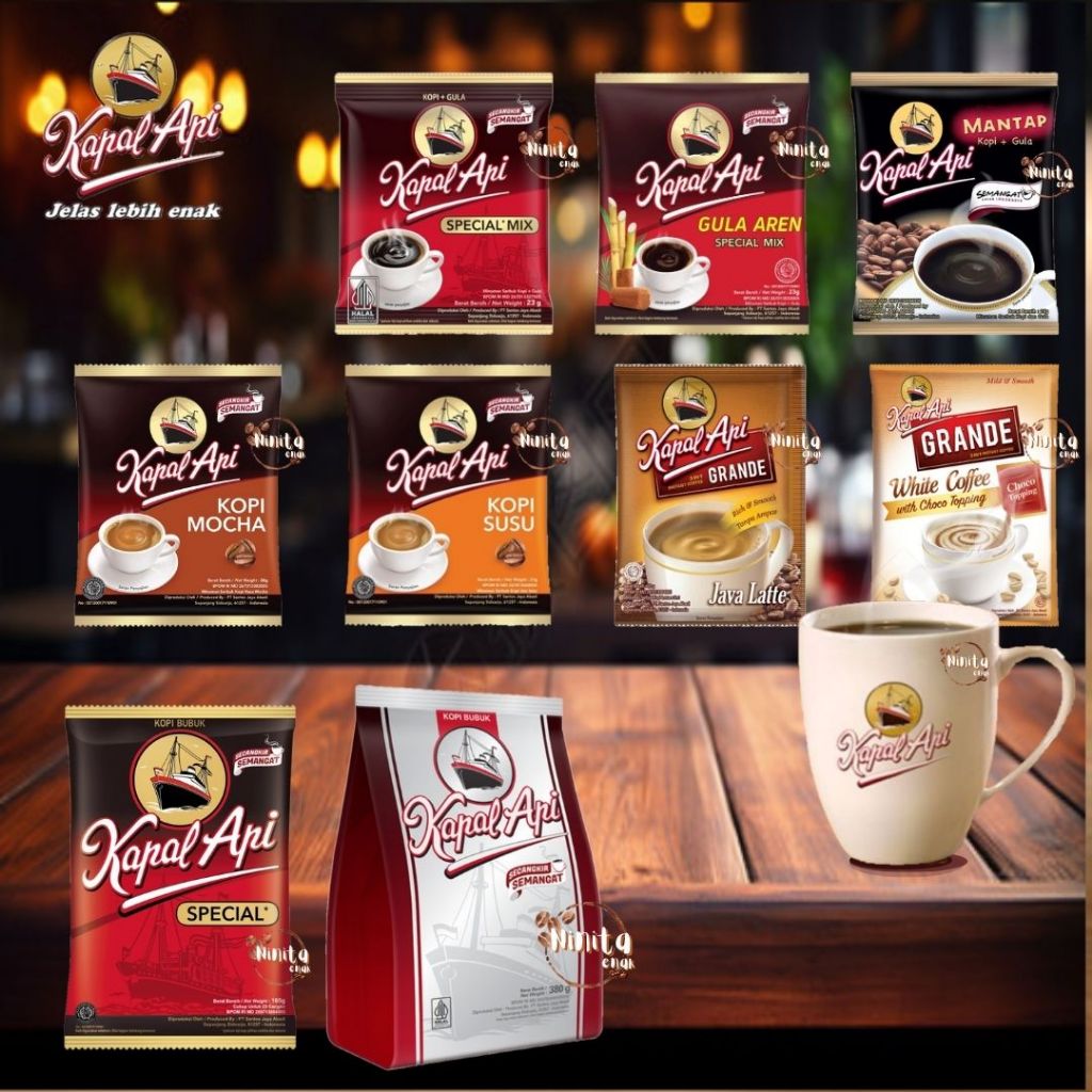 KAPAL API Kopi Spcial Mix Gula Aren Susu Mantap Mocha 印尼帆船咖啡 | 蝦皮購物