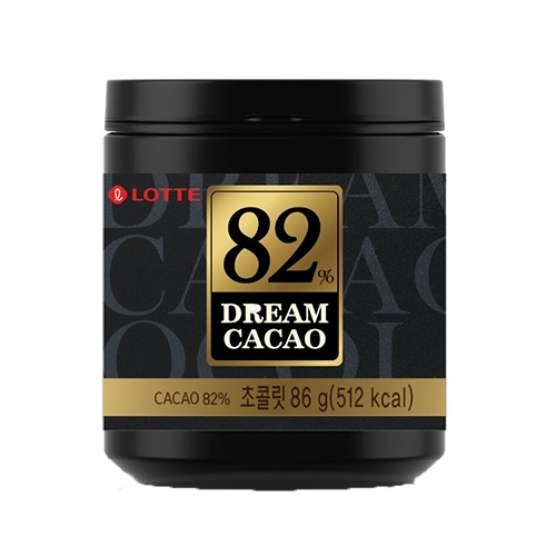 【韓國LOTTE】樂天Dream Cacao骰子巧克力82% (86g/罐) | 蝦皮購物