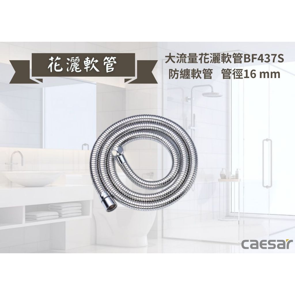 【文成】Caesar凱撒衛浴-大流量花灑軟管BF437S 防纏軟管 管徑16 mm | 蝦皮購物