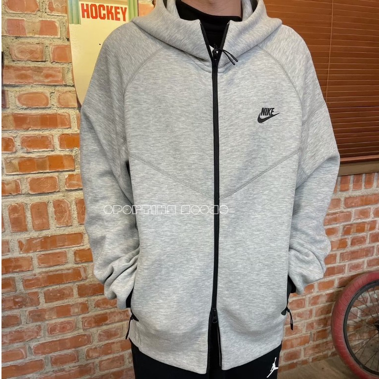 S.G NIKE Sportswear FB7922-063 灰 男 科技棉 挺版 連帽 外套 流行 運動 休閒 外套 | 蝦皮購物