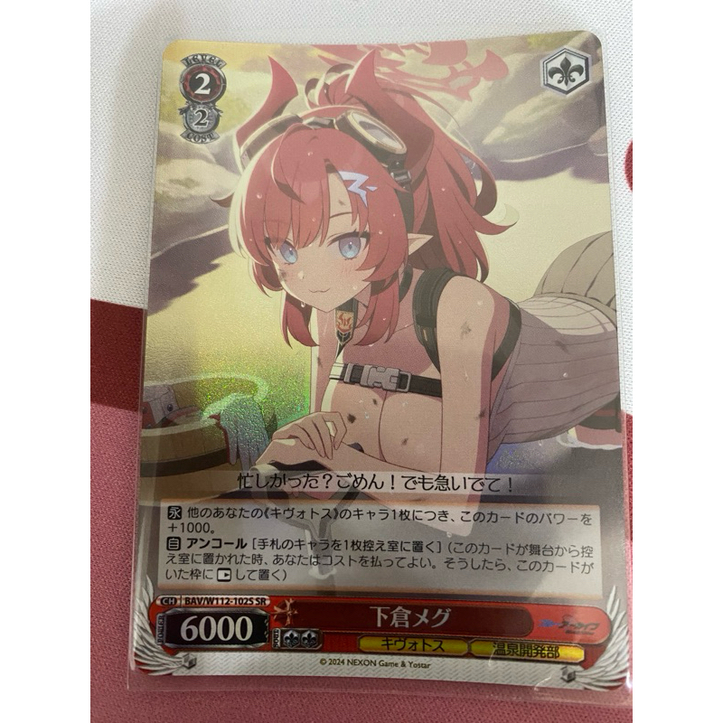 全新現貨 WS 蔚藍檔案 BAV/W112-102S SR 閃卡 下倉惠 | 蝦皮購物