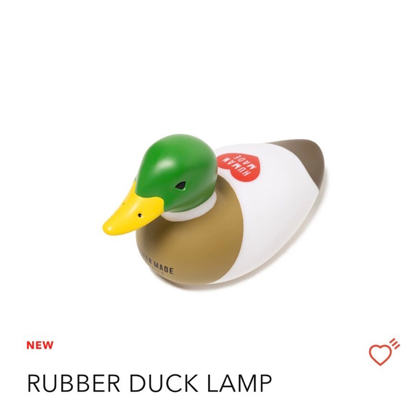 日本代購 全新現貨 HUMAN MADE 24SS RUBBER DUCK LAMP 鴨子 造型燈 夜燈 | 蝦皮購物