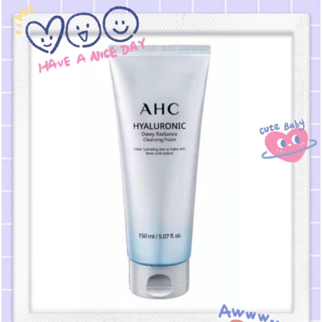 🌈蝦皮免運 有現貨 AHC 超能玻尿酸肌亮潔顏乳 150ml | 蝦皮購物