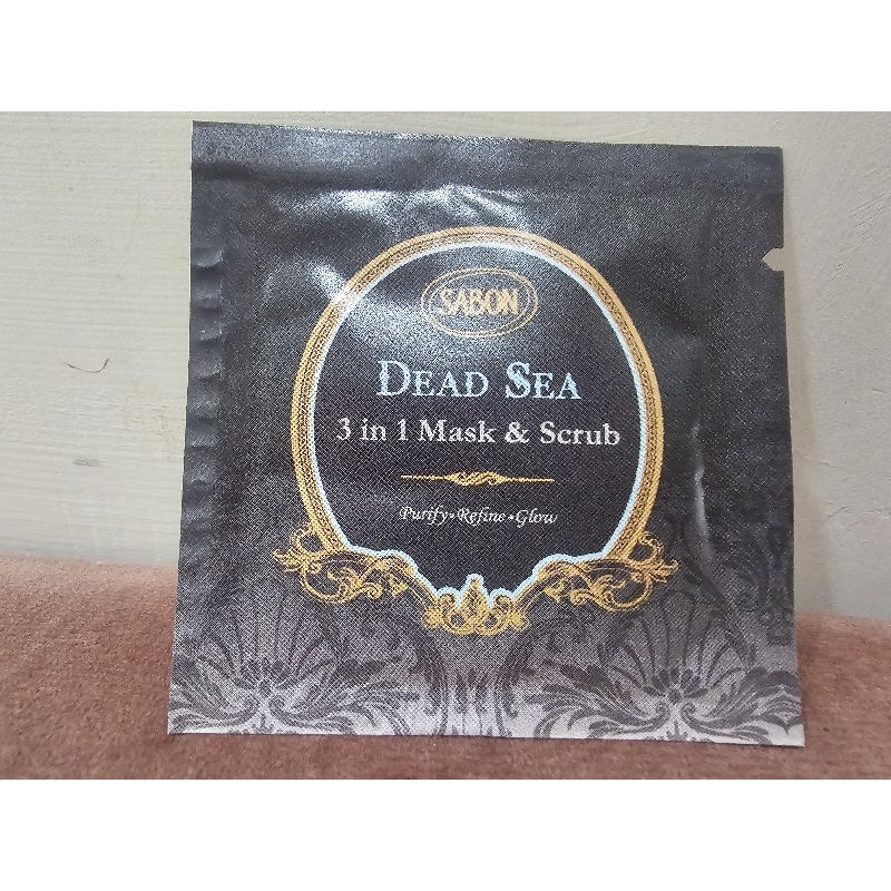 【專櫃正貨】【試用包】SABON - 光采煥顏三效死海泥面膜 4ml【全新未拆封，未使用過】 | 蝦皮購物
