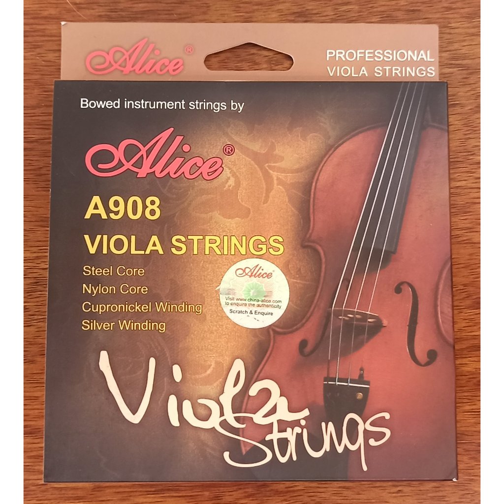 【天方樂器】中提琴弦 愛麗絲Alice A908(16吋與15吋)中提琴套弦 | 蝦皮購物