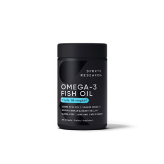 sports research 三倍強度 Omega-3魚油軟膠囊 1250mg共180顆軟膠囊預購rtg型 | 蝦皮購物