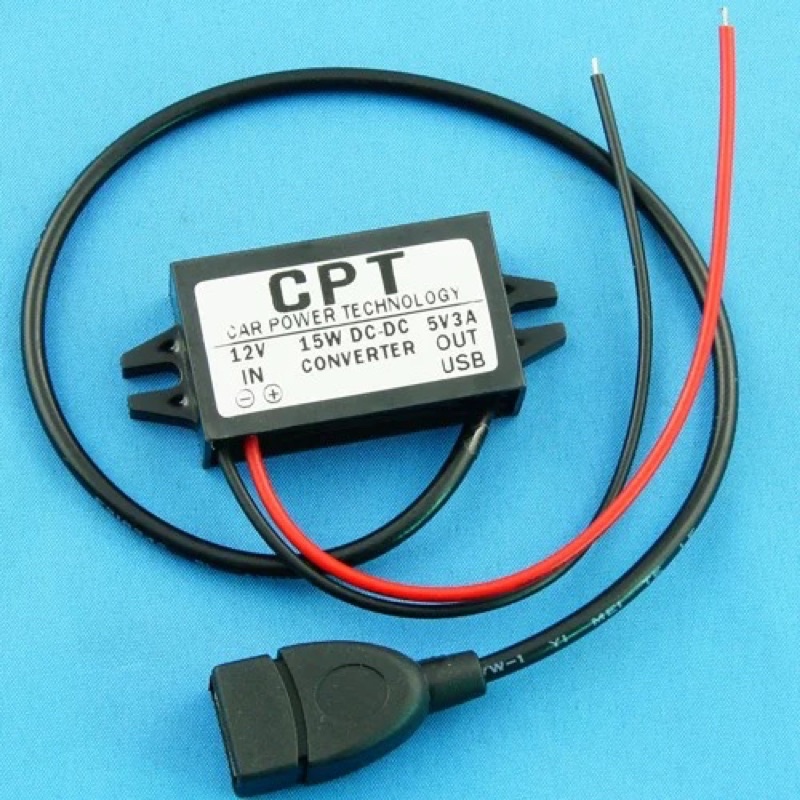 CPT電源轉換器🚗DC降壓電源轉換器 DC-DC 12V轉5V USB電源直流轉換 降壓 D-D 車充 J2SP | 蝦皮購物