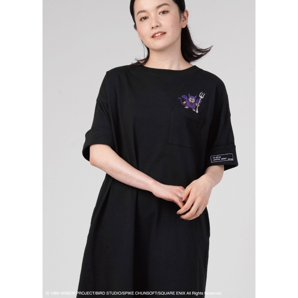 【現貨】日本品牌 Graniph x 勇者鬥惡龍 撒旦寶寶 短袖連身裙 洋裝 ドラゴンクエスト DQ+g ワンピース | 蝦皮購物