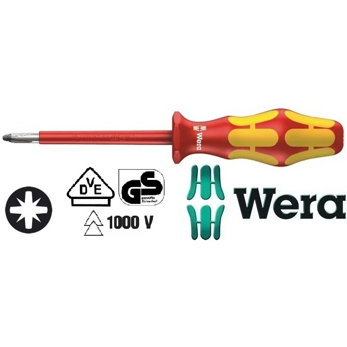 瘋狂買 維拉 Wera 165i-PZ1-PZ2系列 絕緣VDE米字起子 鍍鈦怪牙型 耐壓1000V 激光蝕刻刀頭 特價 | 蝦皮購物