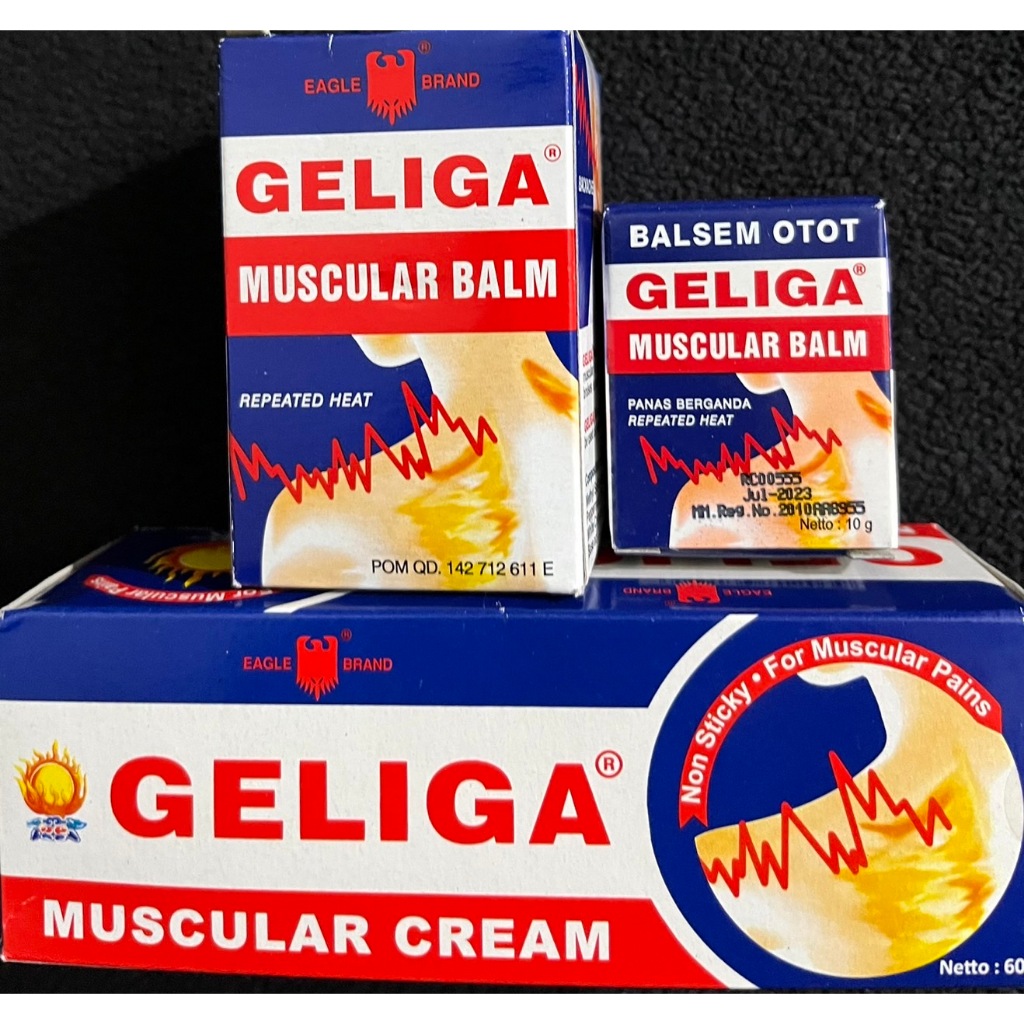Balsem Otot GELIGA ( 60g 40g 10g ) | 蝦皮購物