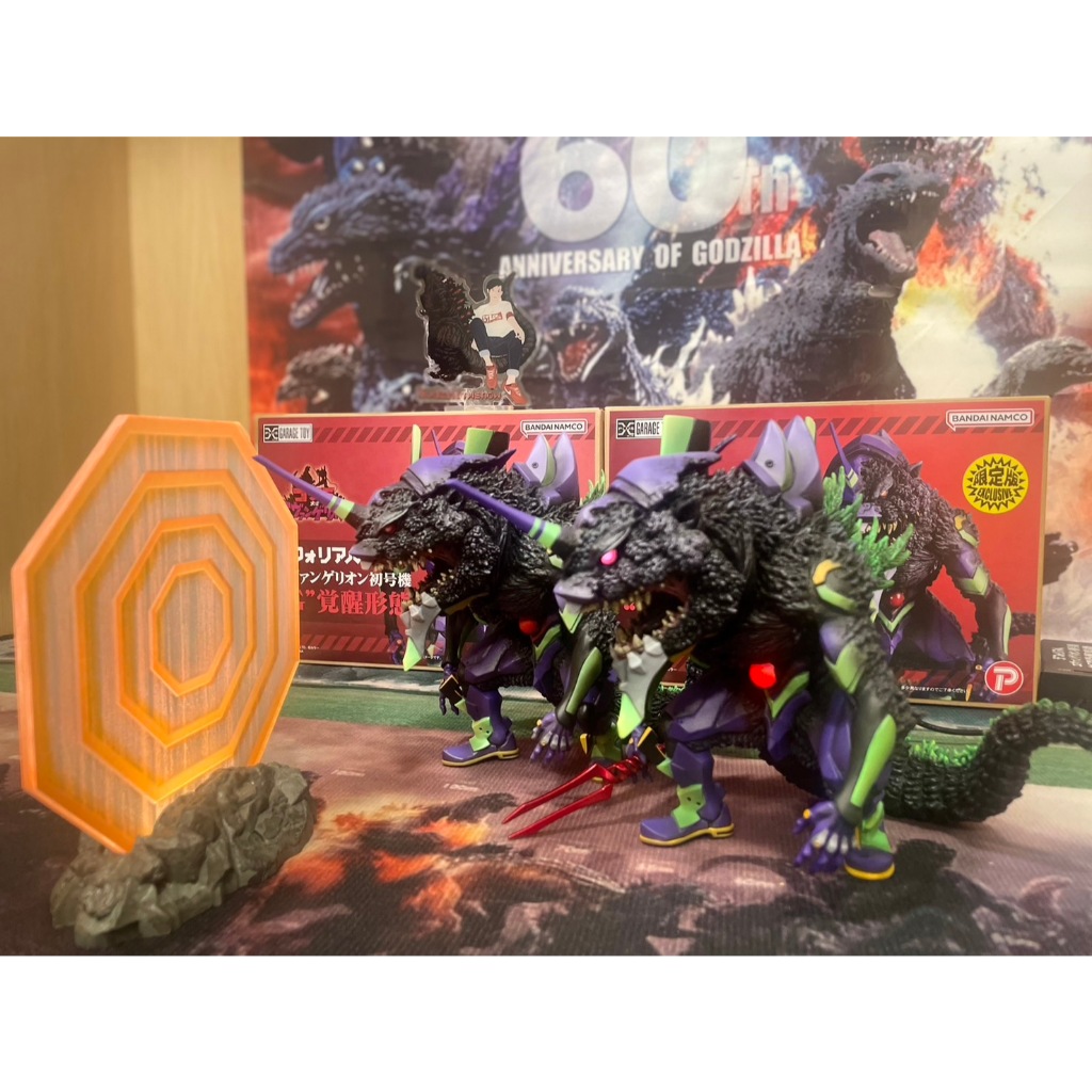 X-plus Q版 初號機 G覺醒 普版 少限發光 拆擺 哥吉拉對福音戰士 EVA形態 只有一隻 蝦皮最低 | 蝦皮購物