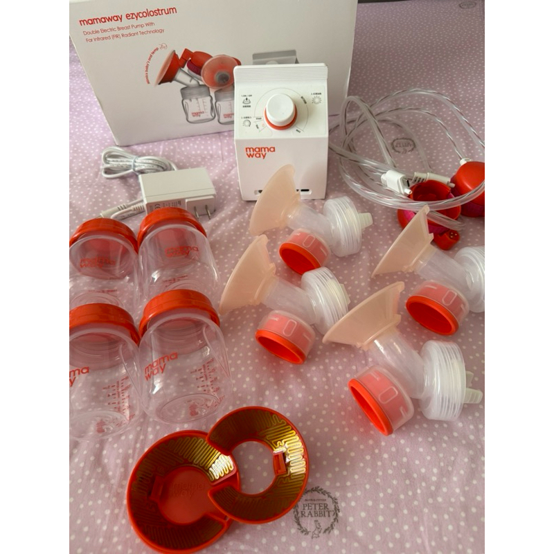 （保留中）mamaway 媽媽餵 第三代 電動擠奶器 擠乳器 吸乳 雙邊 熱敷 3.0 保固至2025.01.14 | 蝦皮購物