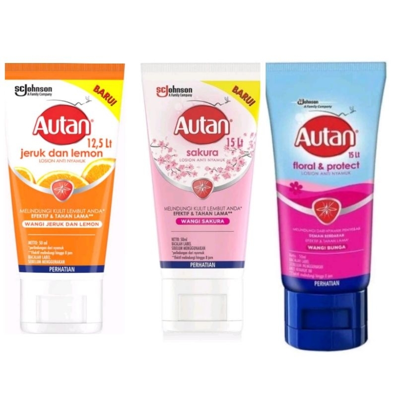 Autan lotion tube anti nyamuk 50mL | 蝦皮購物