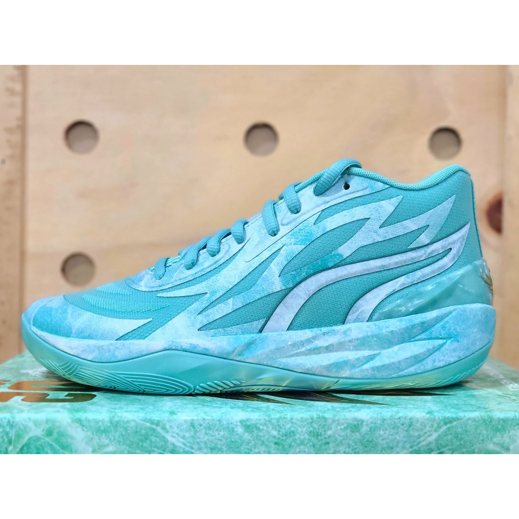 LaMelo Ball x PUMA MB.02 JADE "玉兔" 翠綠 籃球鞋 378284-01 US8.5 | 蝦皮購物