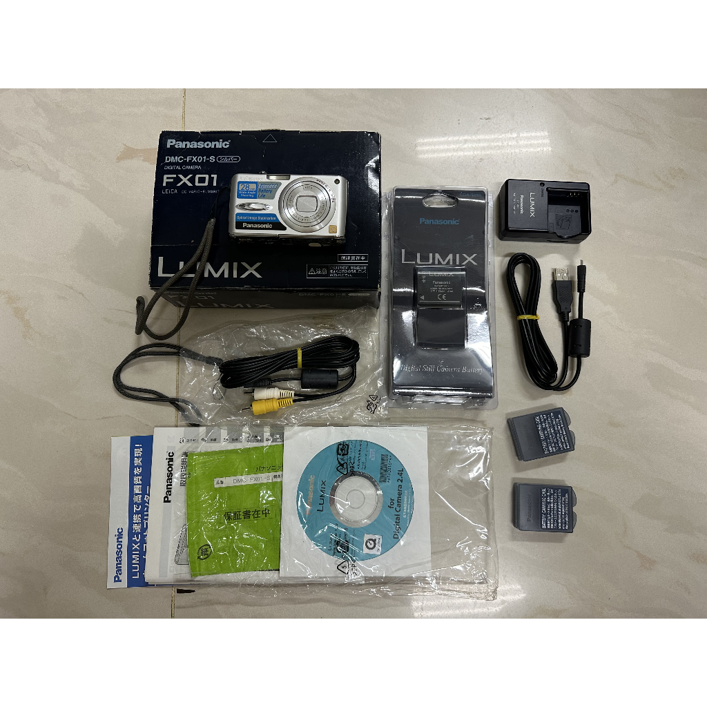 數位相機 CCD Panasonic LUMIX DMC-FX01 Lecia徠卡鏡頭 原廠包裝 原廠配件齊全 全新電池 | 蝦皮購物