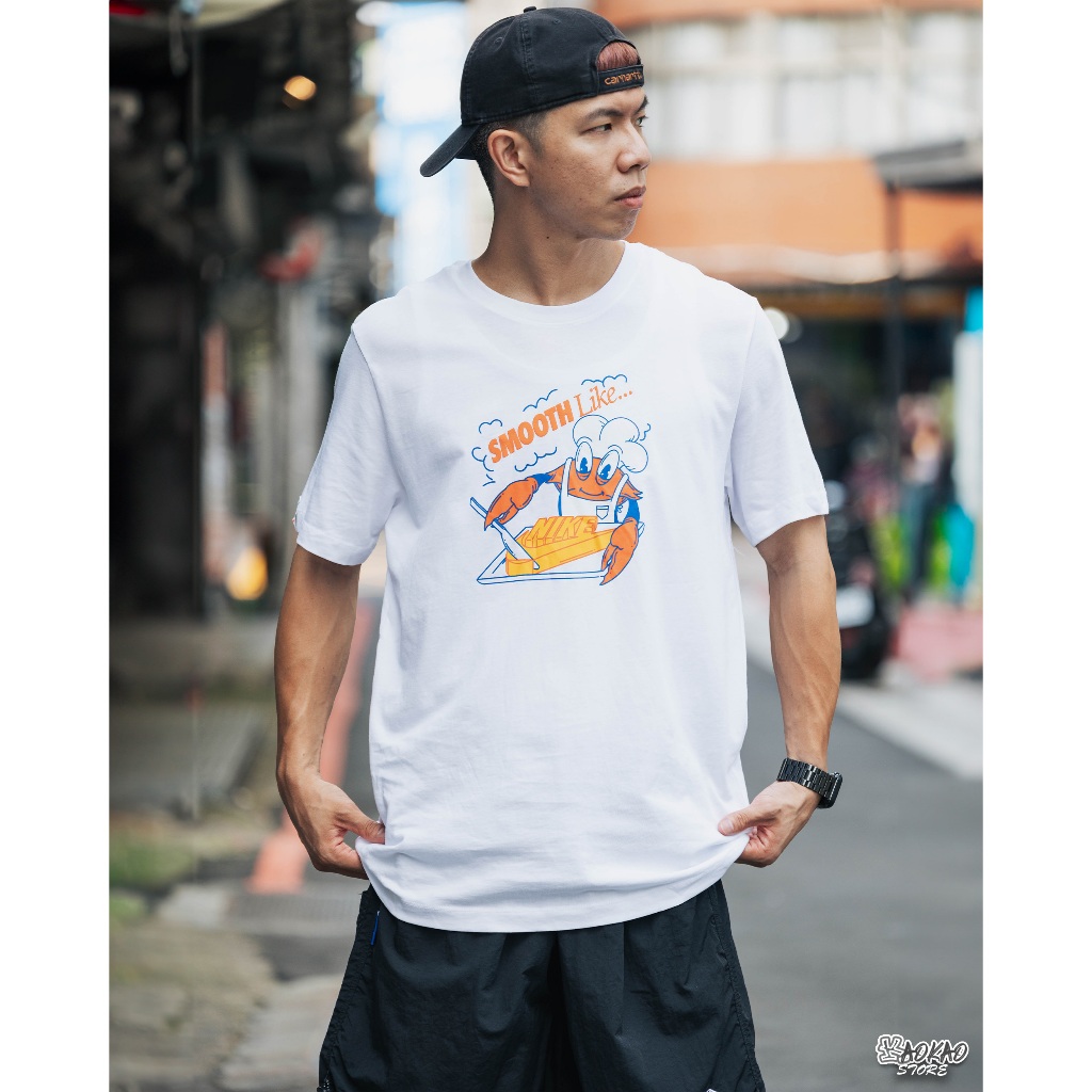Nike NSW Tee 螃蟹廚師塗鴉LOGO 【FV3748-100】 | 蝦皮購物