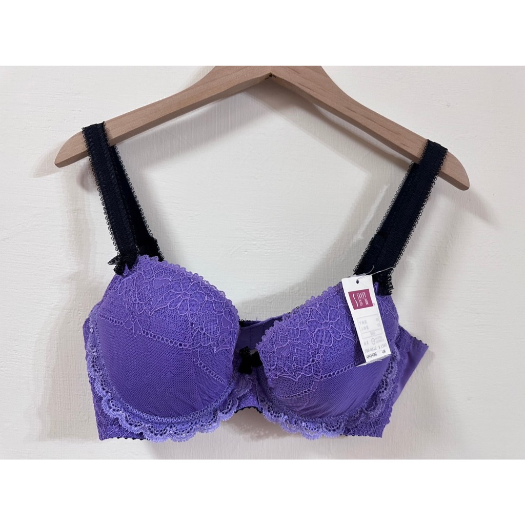 華歌爾 莎薇 輕盈 好愛現內衣 B75 B80 C75 紫色 蕾絲內衣 | 蝦皮購物