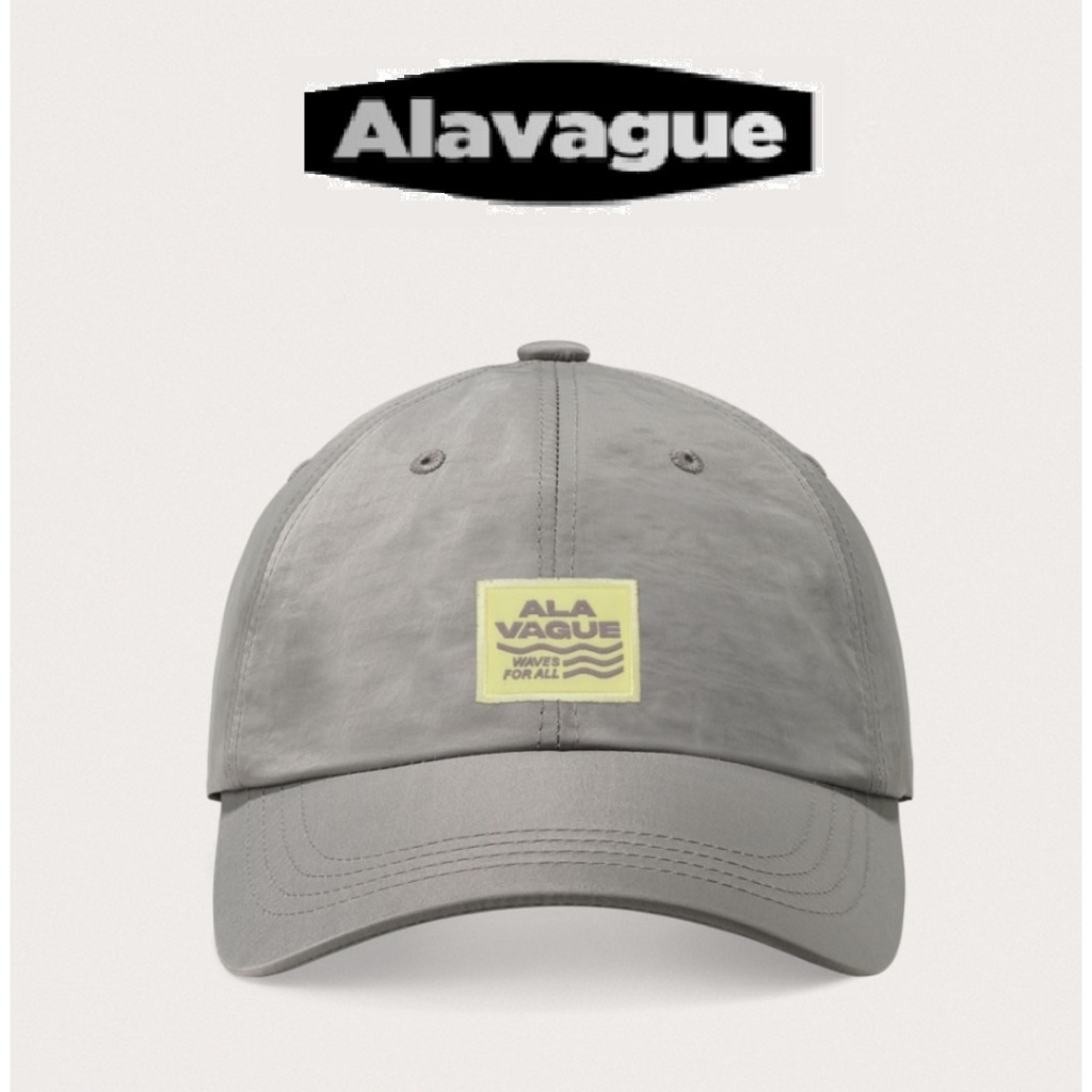 韓國 ALAVAGUE Label Cap 標籤尼龍棒球帽 | 蝦皮購物