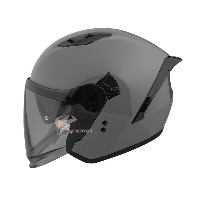 【SOL】安全帽 SO-11P 素色 水泥灰 亮面 內鏡 雙D扣 藍牙耳機槽 尾翼 SO11P 3/4罩｜耀瑪騎士 | 蝦皮購物